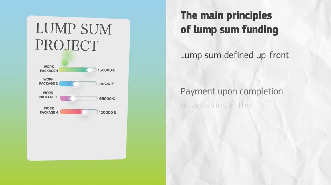 Pour tout savoir sur le "lump sum funding": la Commission publie deux ...